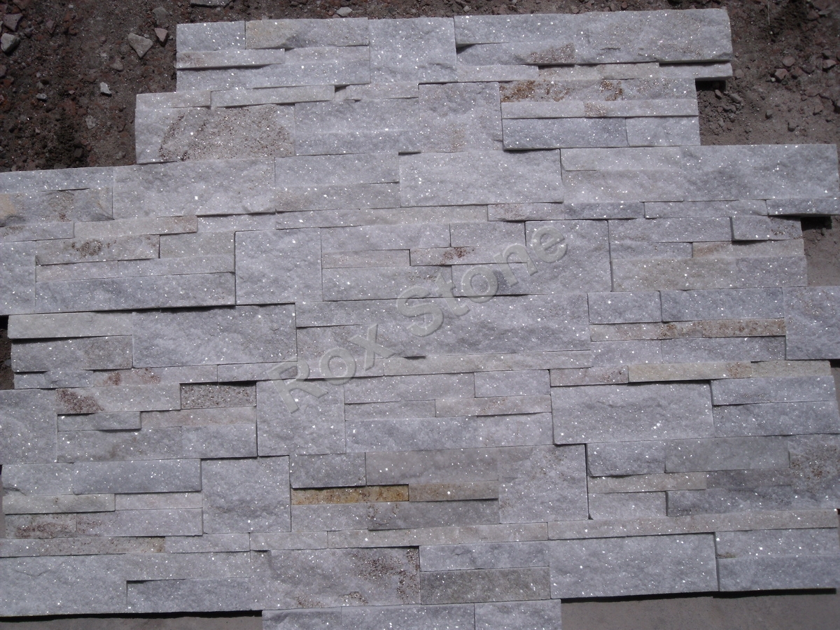 Interlock Z and S shape Beige White Quartzite Natural stone Manfacturer ...
